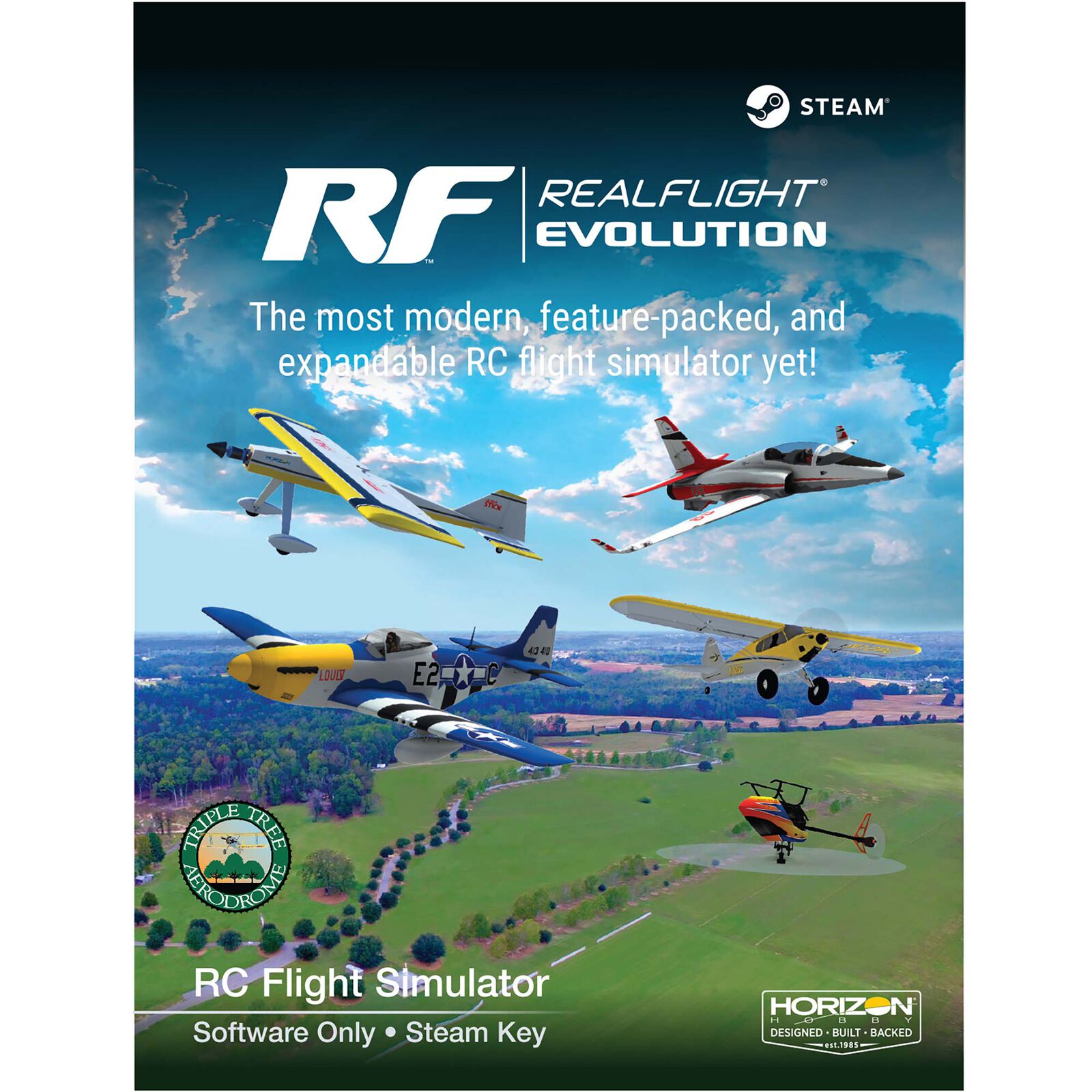 RealFlight Evolution RC Flight Simulator Software Only, Steam Digital ...