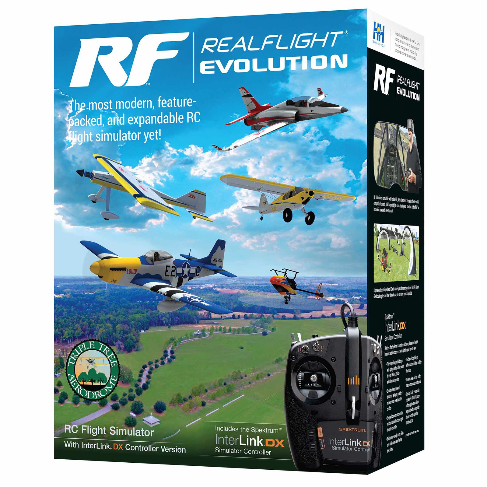 RealFlight Evolution RC Flight Simulator with InterLink DX Controller ...