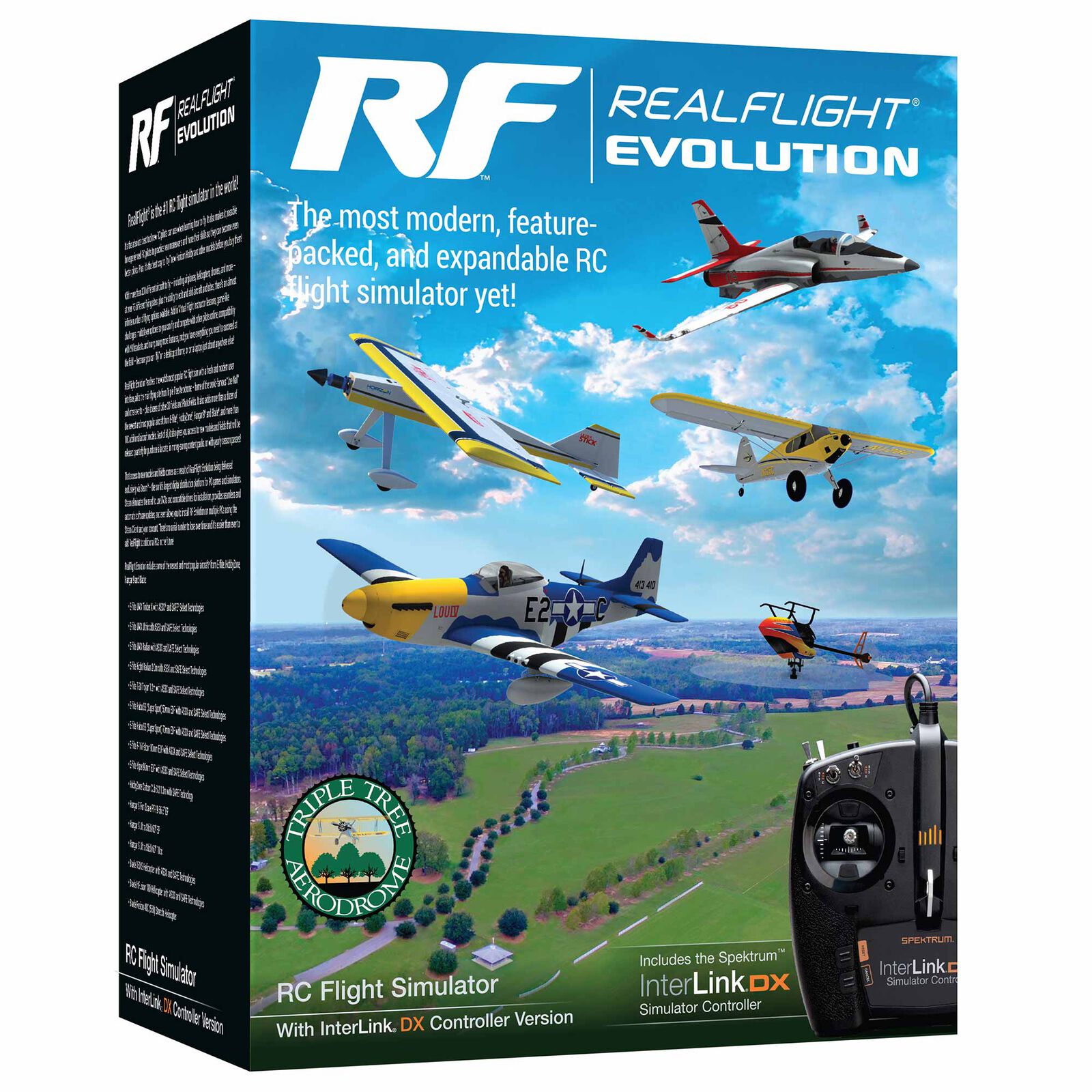 RealFlight Evolution RC Flight Simulator with InterLink DX Controller ...